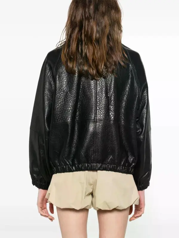 Sandro Textured-leather Jacket