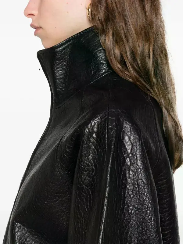 Sandro Textured-leather Jacket