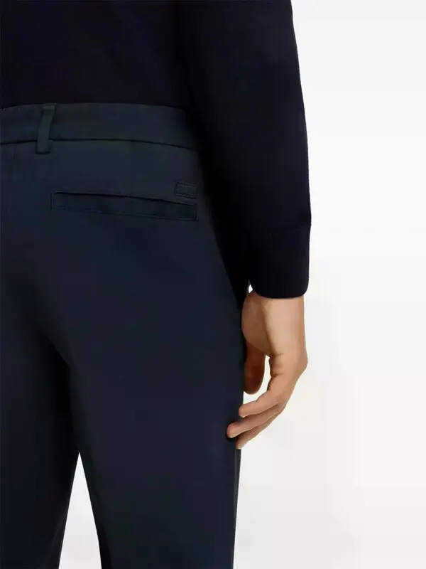 BOSS Cotton-blend Trousers - Blue
