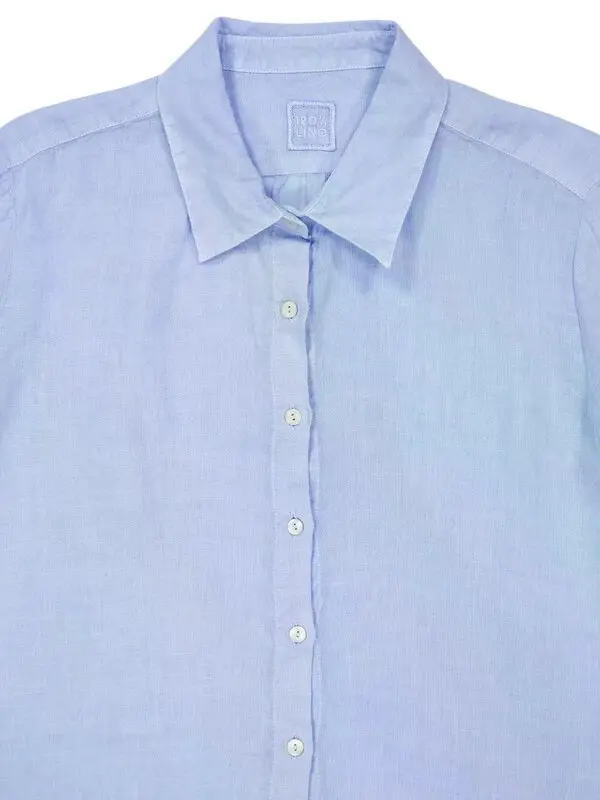 120% Lino Long-sleeves Button-up Shirt
