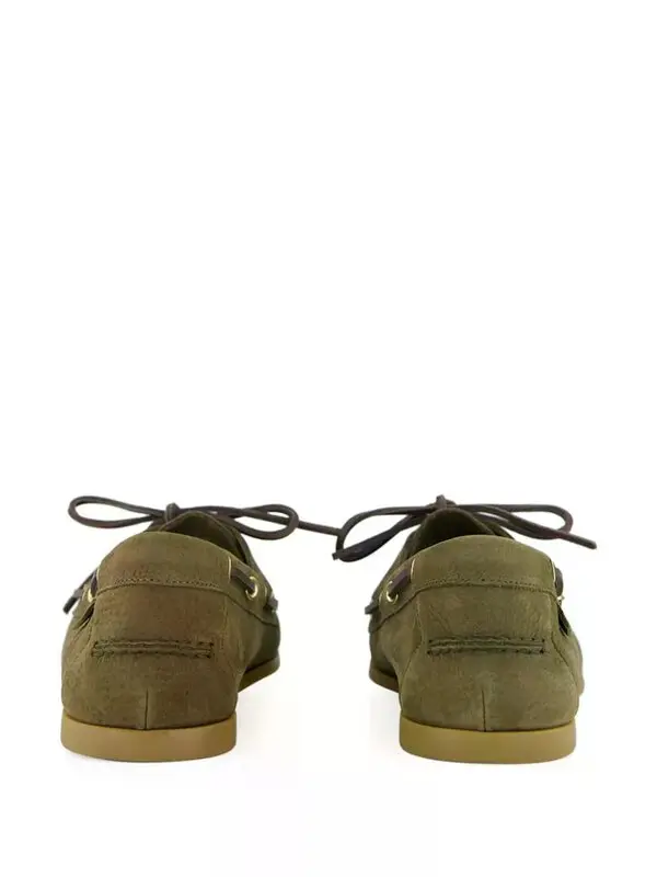 TOM FORD Robin Boat Shoes - Green