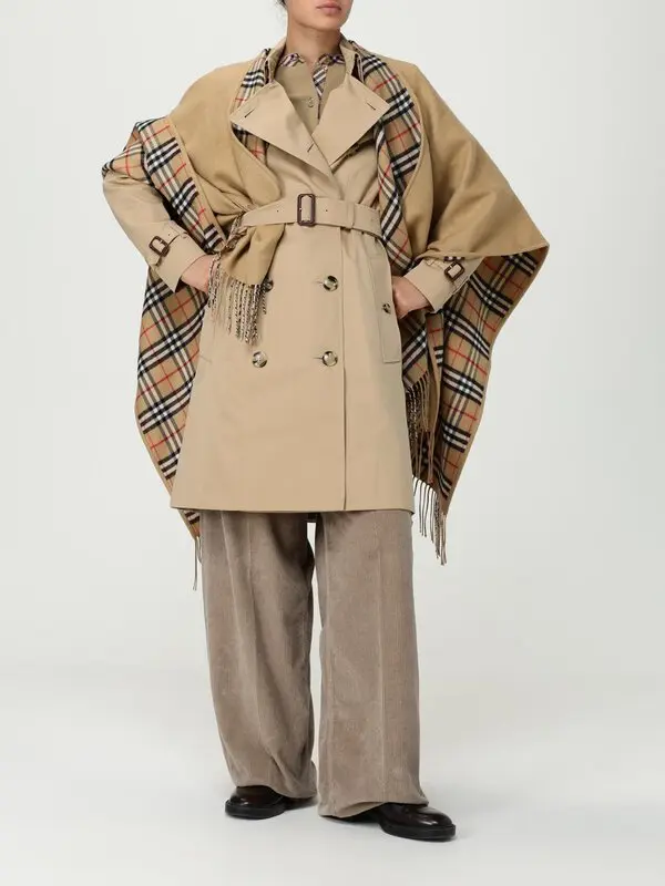 Burberry Round Neck Button-up Sweater