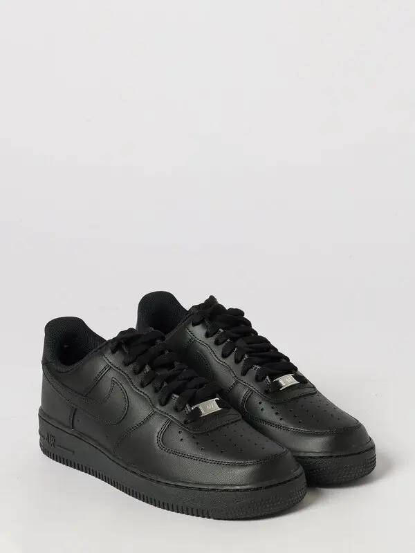 Nike Force 1 '07 Leather Sneakers - Black