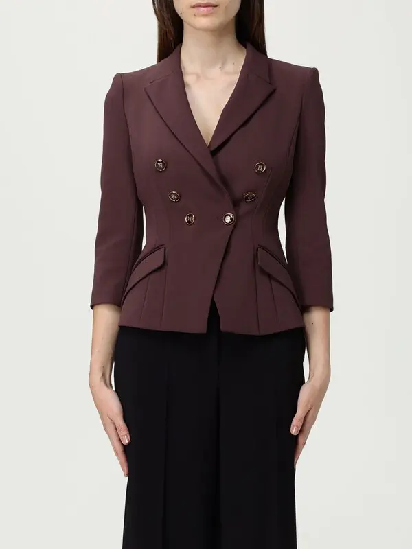 Elisabetta Franchi Jacket - Wine