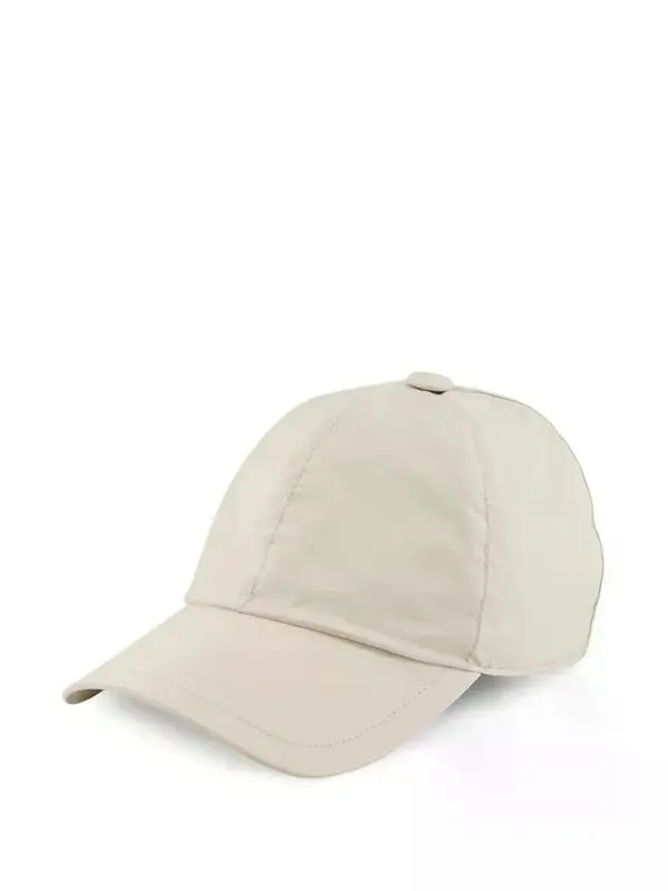 Fedeli Panelled Baseball Cap - Neutrals