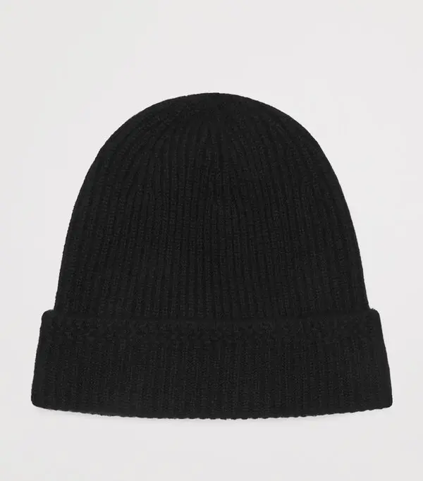 TOM FORD Cashmere Logo Beanie - Black