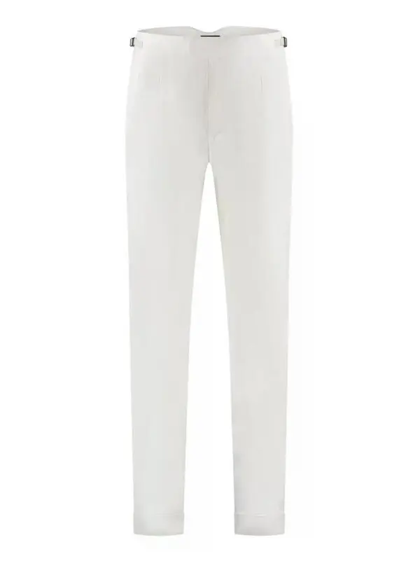 Sease Pleated Buckle-fastening Trousers