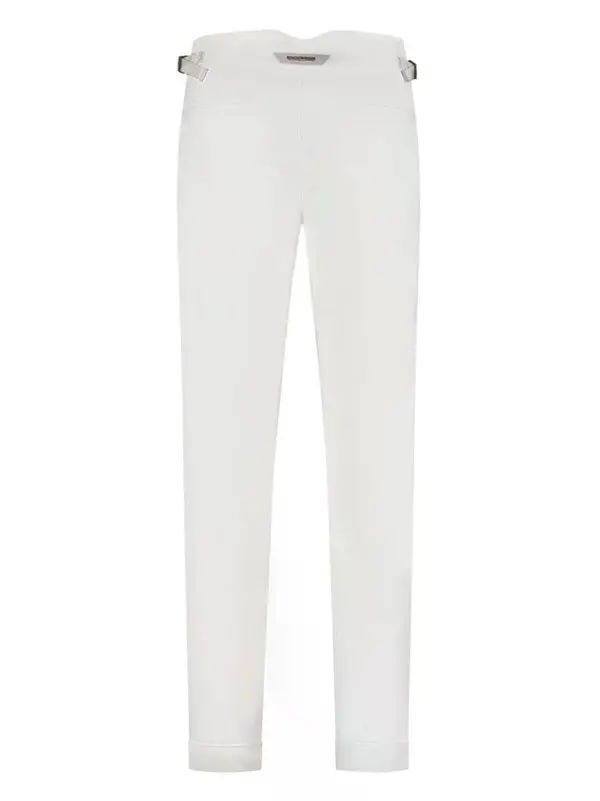 Sease Pleated Buckle-fastening Trousers