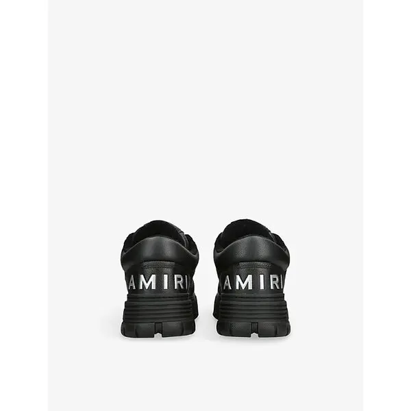 Amiri Metallic Ma-1 Leather Trainers