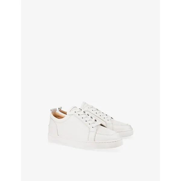 CHRISTIAN LOUBOUTIN Rantulow Grained Leather Sneakers - Latte