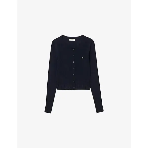 Sandro Fine Knit Cardigan
