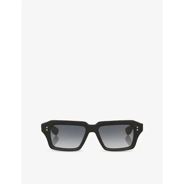 Dita Detron Square-frame Sunglasses - Black