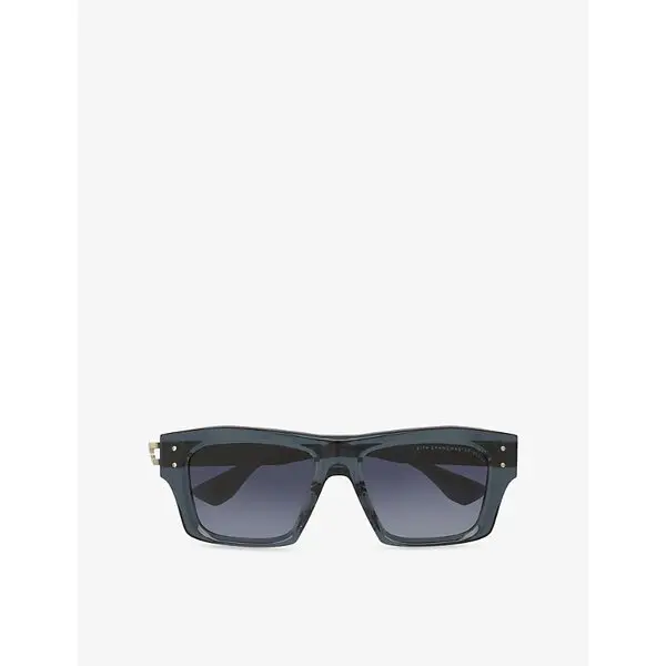 Dita Grandmaster-eight Rectangular Sunglasses - Silver
