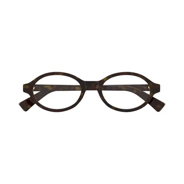 Bottega Veneta Oval Frame Glasses - Brown