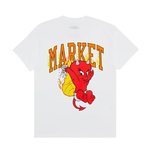 MARKET Hot Stuff Dunk Tee - White