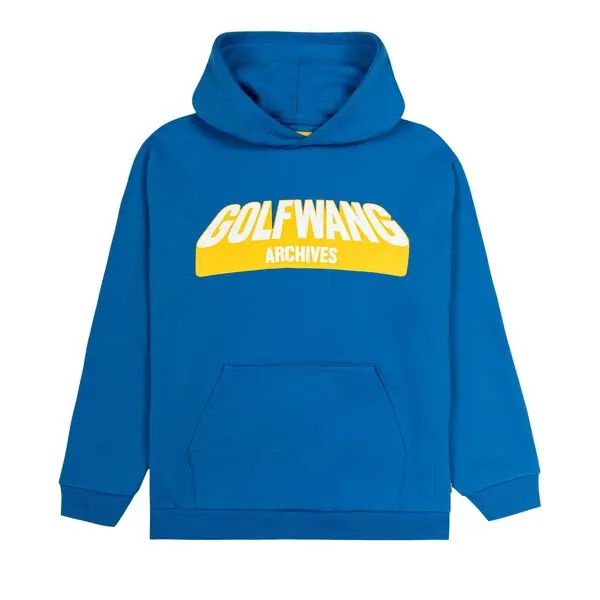 GOLF WANG Archives Hooded Sweatshirt - Blue