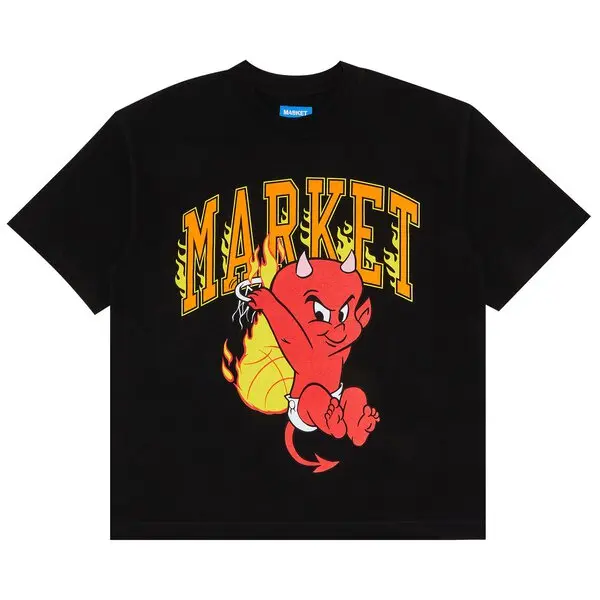 MARKET Hot Stuff Dunk Tee - Black