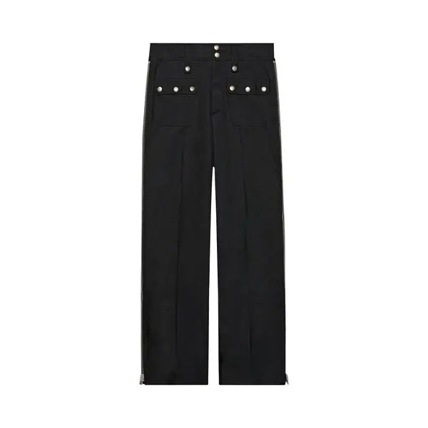 Gucci Straight Leg Pants With Zip Detail