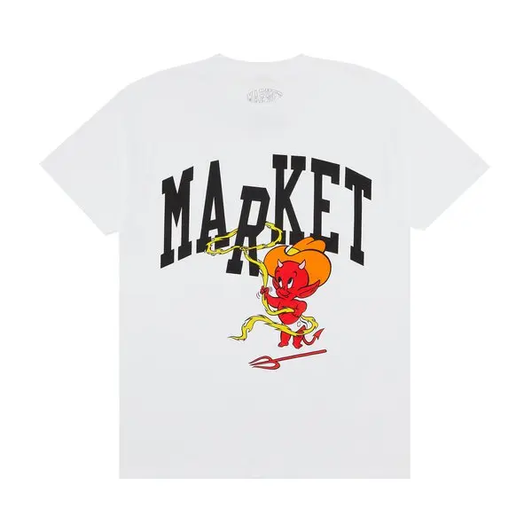 MARKET Hot Stuff Cowboy Arc T-shirt - White
