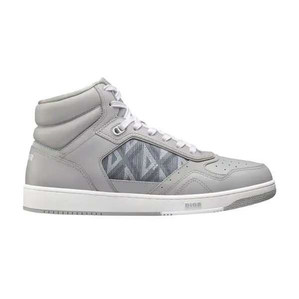 Dior B27 High 'cd Diamond' Sneakers - Grey