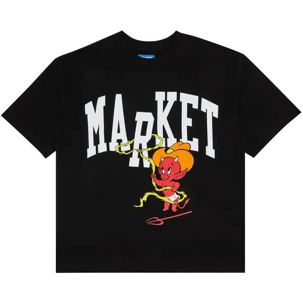 MARKET Hot Stuff Cowboy Arc T-shirt - Black