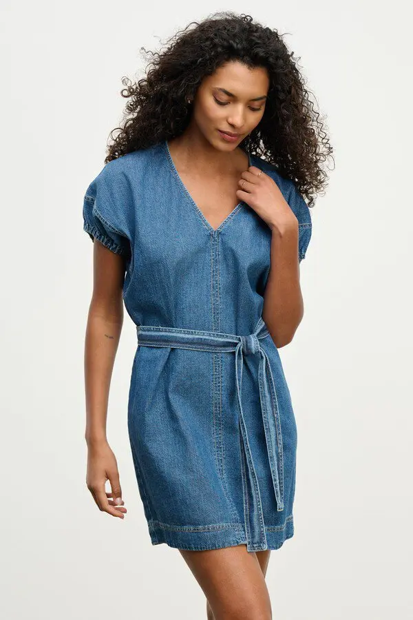 Velvet By Graham & Spencer Aurora Mini Dress - Denim