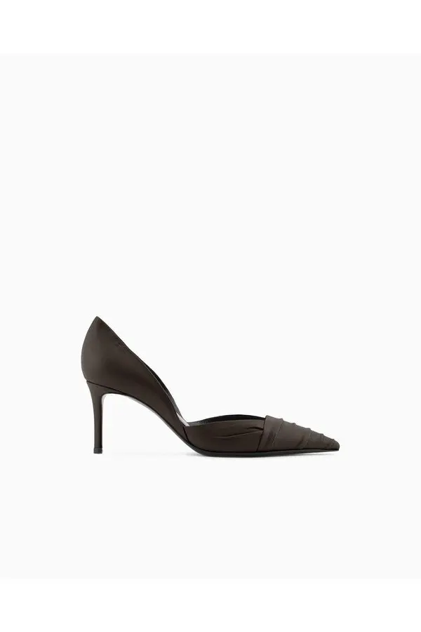 Giorgio Armani Nappa Leather Court Heel - Natural