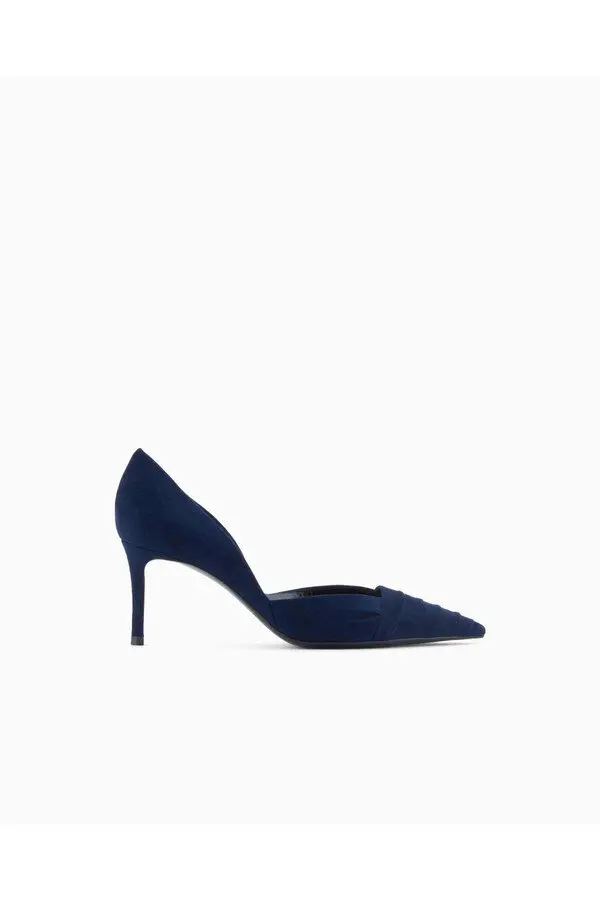 Giorgio Armani Suede Court Shoes - Blue