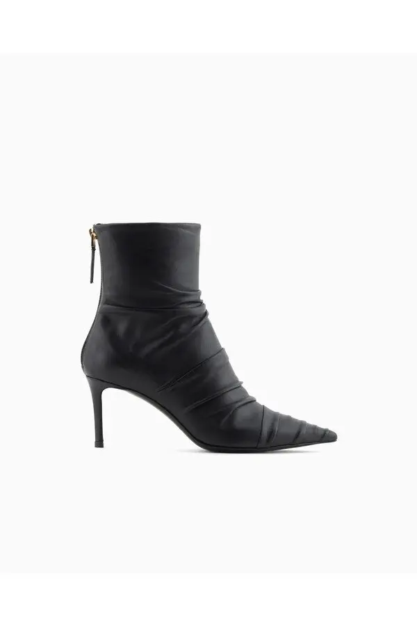Giorgio Armani Nappa Leather Ankle Boots