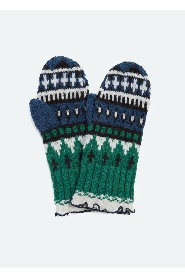Sea Linea Mittens - Green