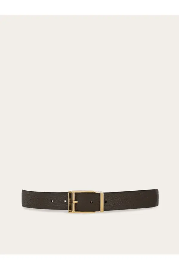 FERRAGAMO Reversible And Adjustable Belt - Gold