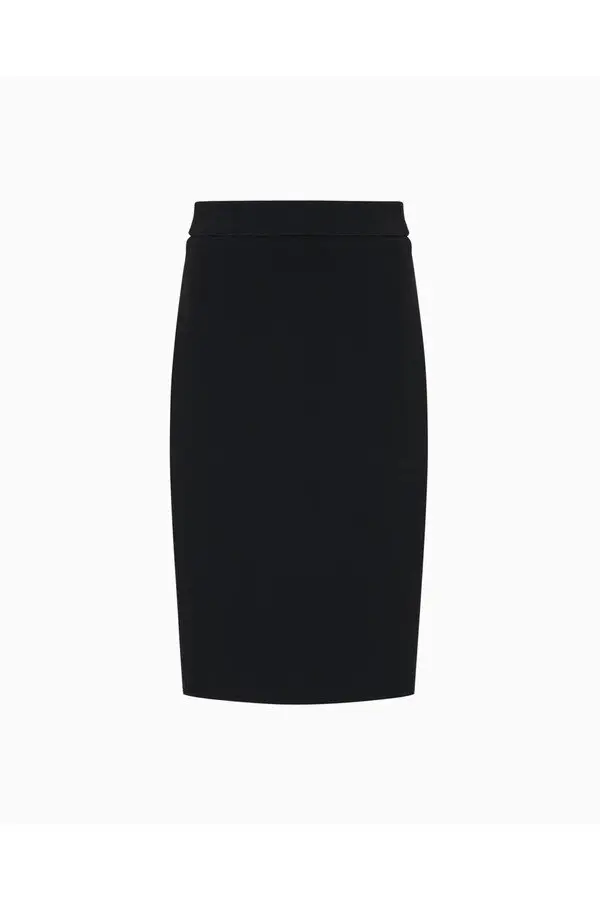 Emporio Armani Midi Skirt - Black