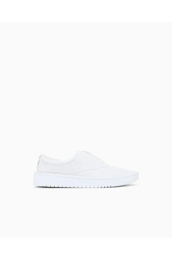 Giorgio Armani Deerskin Slip-ons - White