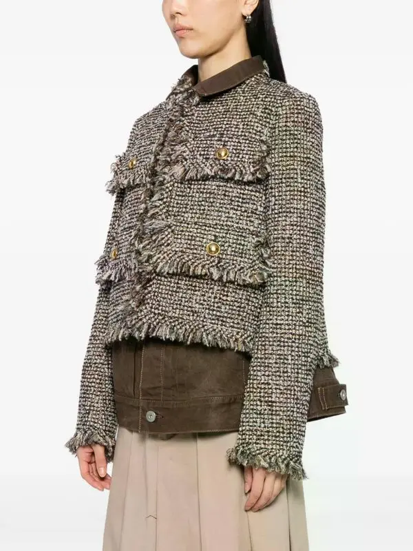 Sacai Layered Twill Jacket