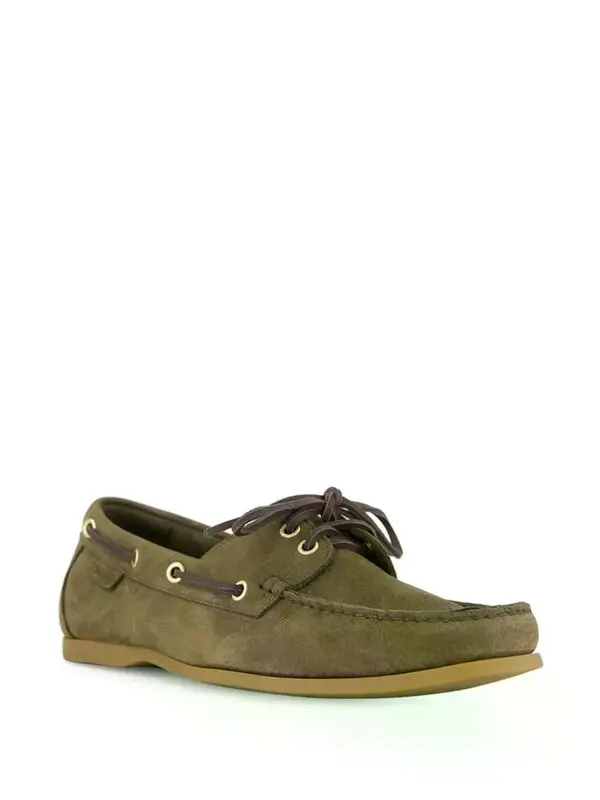 TOM FORD Robin Boat Shoes - Green