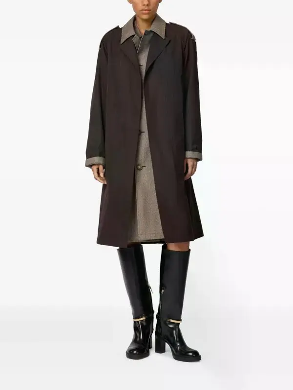 TOD'S 2-in-1 Belted Trench Coat