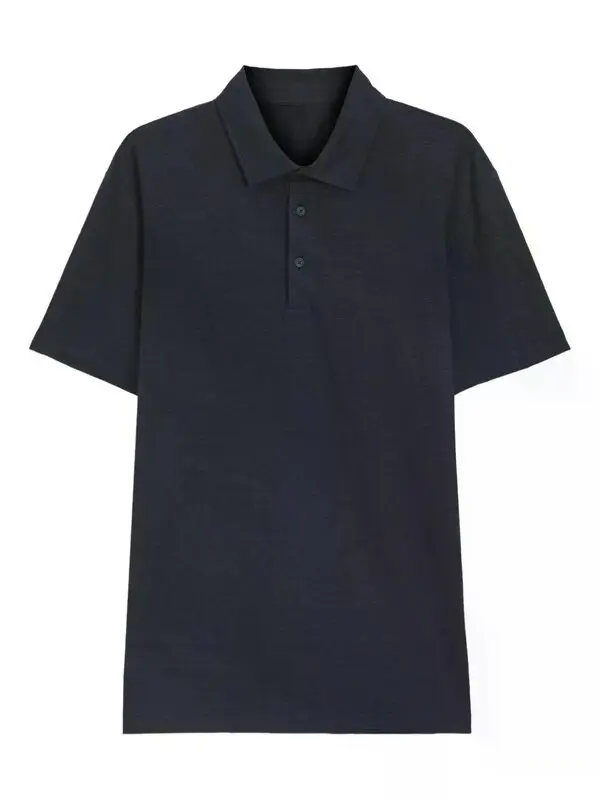 BOSS X David Beckham Linen Polo Shirt - Blue