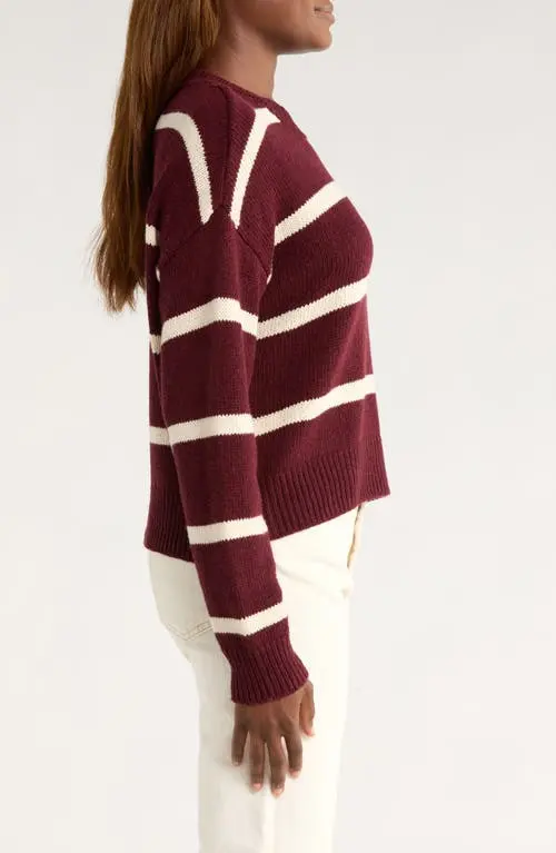 Marine Layer Berkeley Stripe Merino Wool Blend Sweater