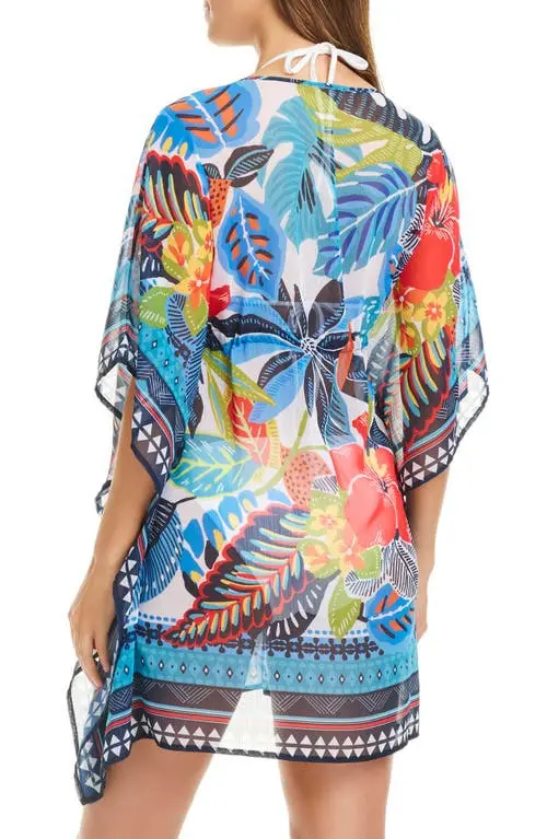 BLEU BY ROD BEATTIE Floral Cover-up Caftan - Blue Multi
