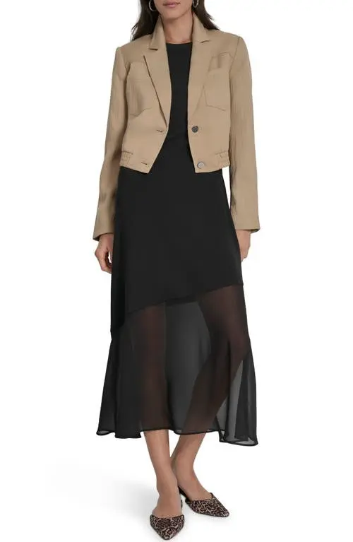 Dkny Relaxed Cropped Blazer