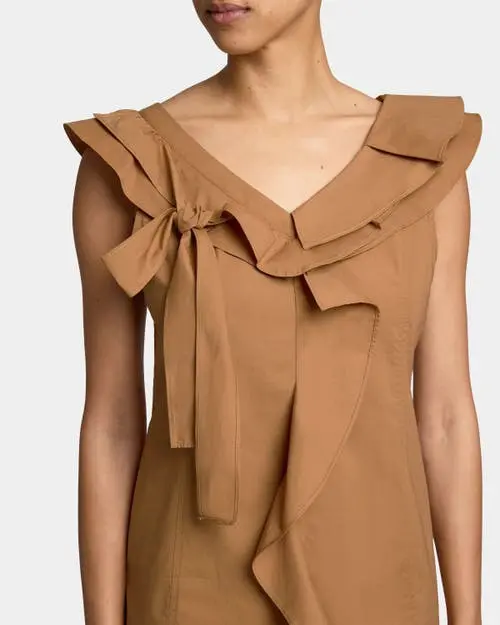 Santorelli Silvi Short Cap-sleeve Shift Dress