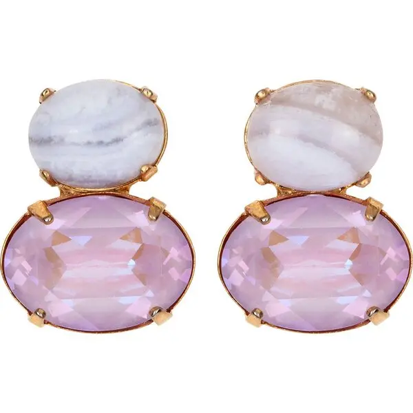 JENNIFER BEHR Yvette Drop Earrings - Agate