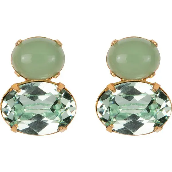 JENNIFER BEHR Yvette Drop Earrings - Chalcedony