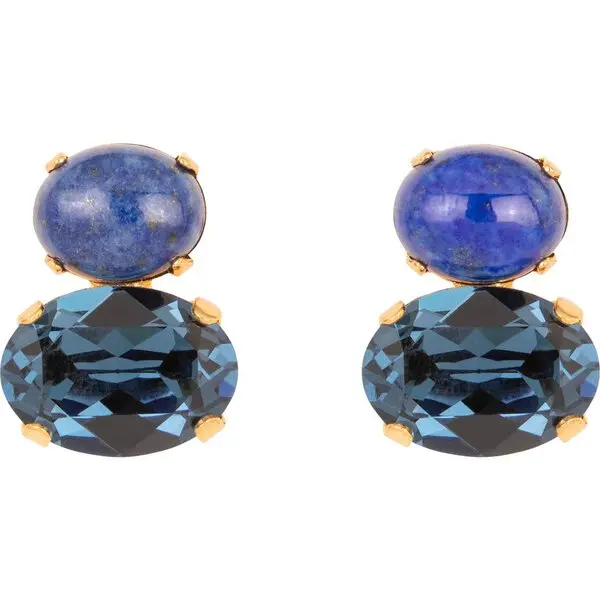 JENNIFER BEHR Yvette Drop Earrings - Lapis