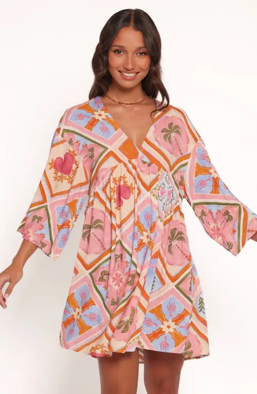 PETAL & PUP Zanna Long Sleeve Mini Dress