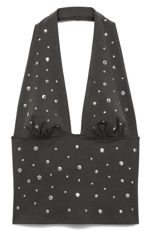 Mango Studded Halter Top