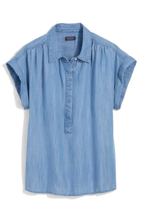 Vineyard Vines Lyocell Chambray Top