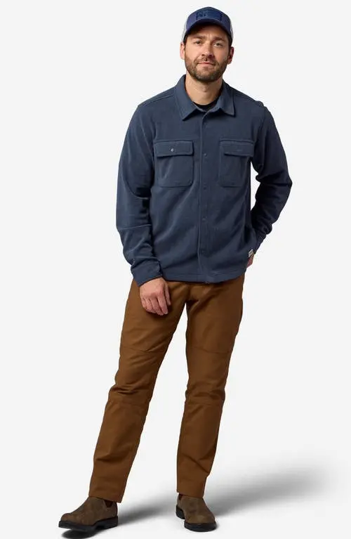 MARMOT Felton Long Sleeve Fleece Snap-up Shirt - Thunderhead Heather