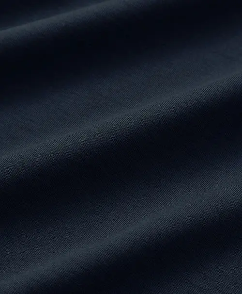 PACT Luxe Stretch Jersey Slim Turtleneck - Midnight Blue