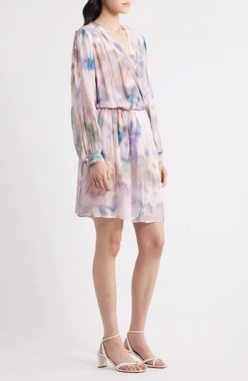 BOSS Printed Faux-wrap Dress - Open Misc